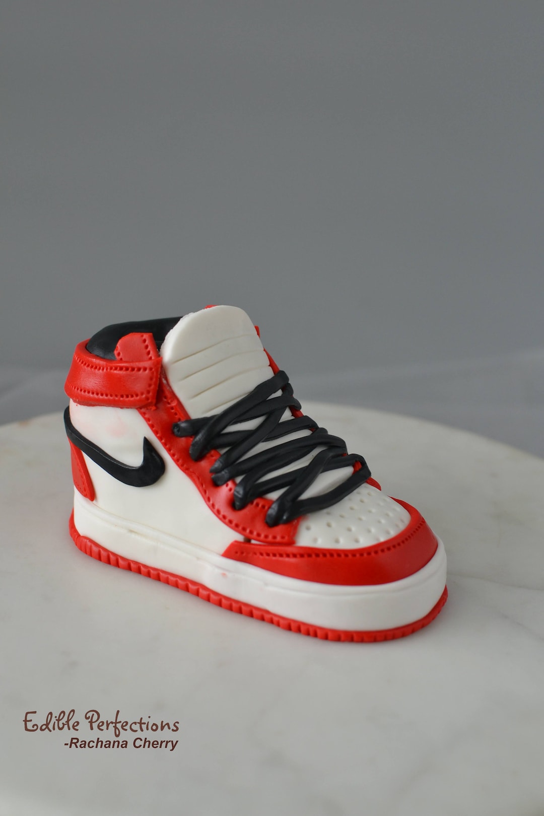 Fondant Sneaker Shoe, Shoe Cake Topper, Edible Shoe Cake Topper, Soccer ...