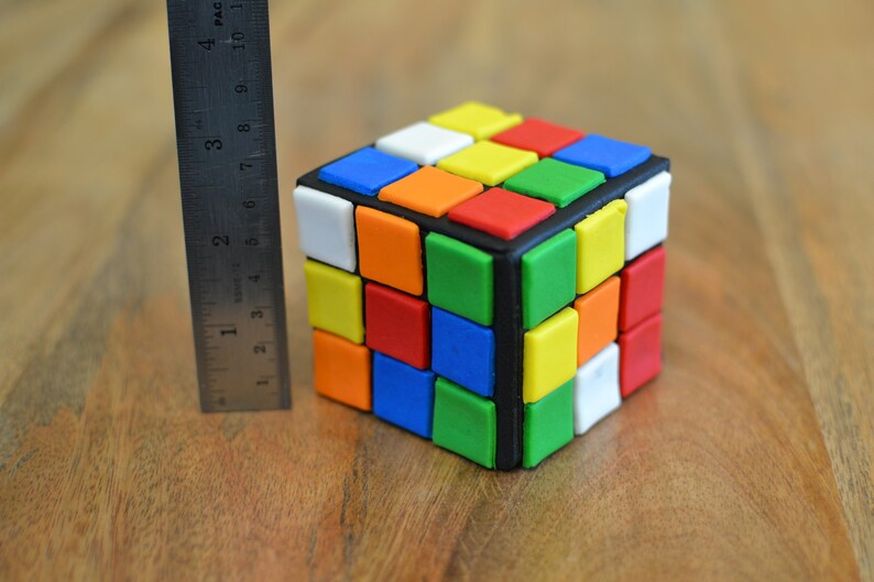 Rubik's Cube Cake Topper: Game Theme Party Decor - Etsy