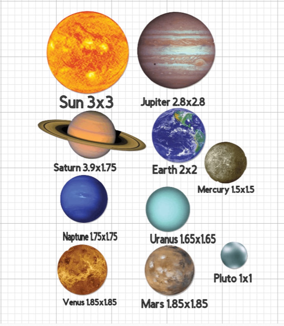 Cute Planets Edible Images, Solar System Edible Image, Galaxy Edible ...
