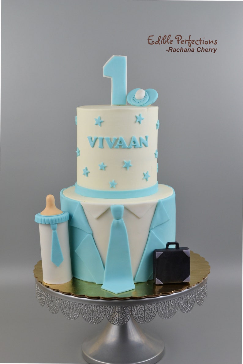 Boss Baby Bottle pacifier and Briefcase Cake Toppers Set | Etsy