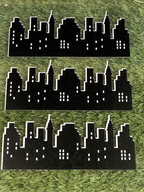 Skyscraper Buildings Edible Image Cake Wrap Strip Precut | Etsy