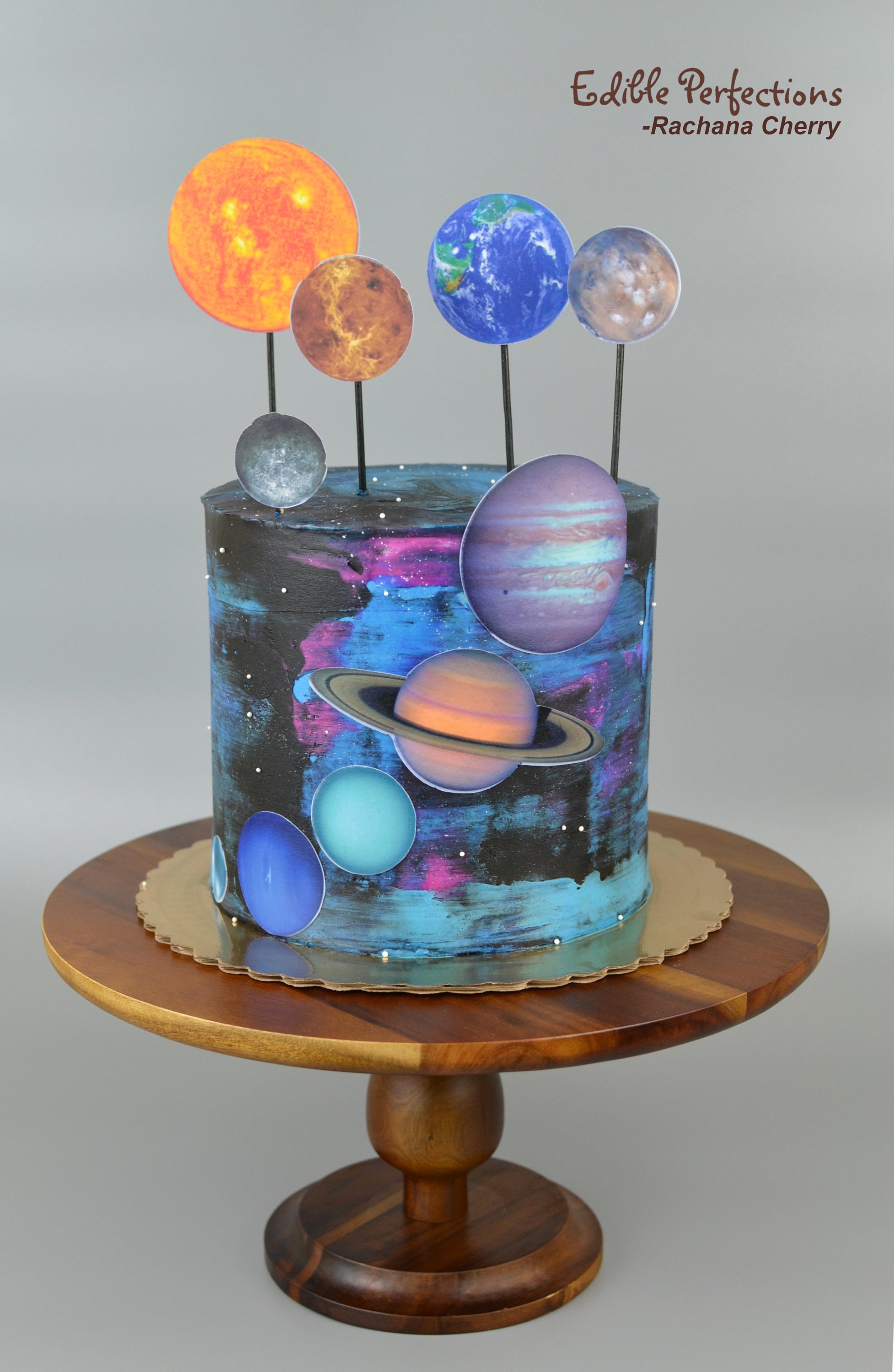 Solar System Projects Made From Cake