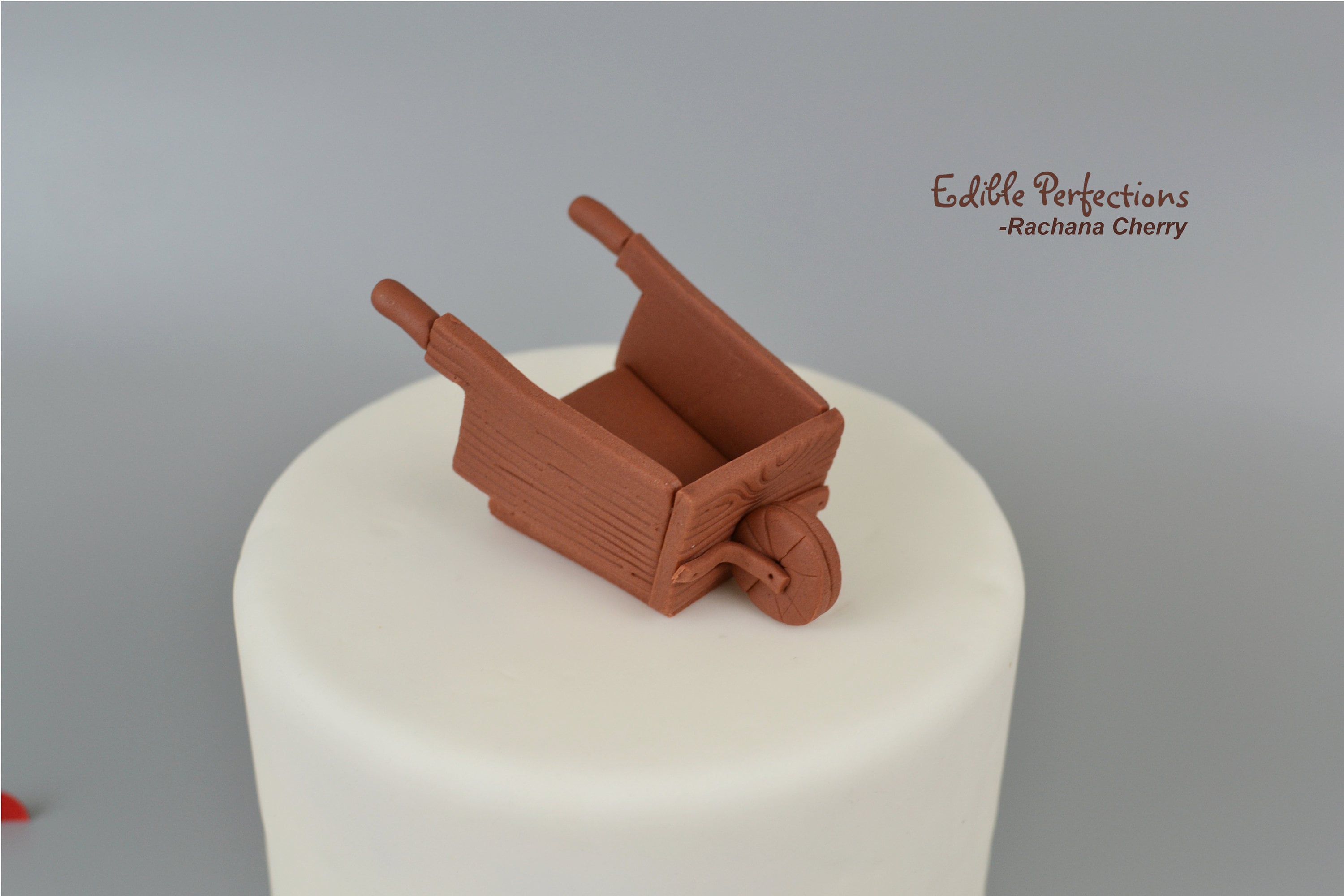 Fondant Wheelbarrow Cake Topper: Gardening Theme Veggies - Etsy