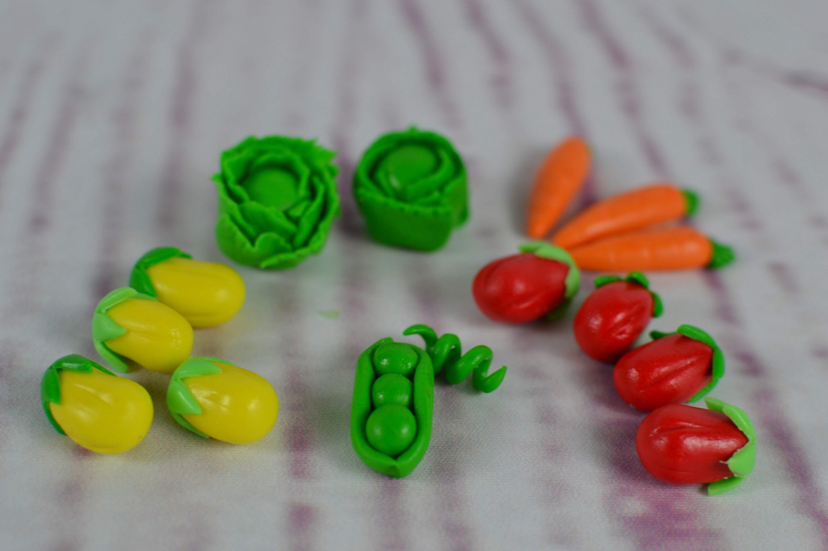 Fondant Vegetables Cake and Cupcake Toppers - Etsy