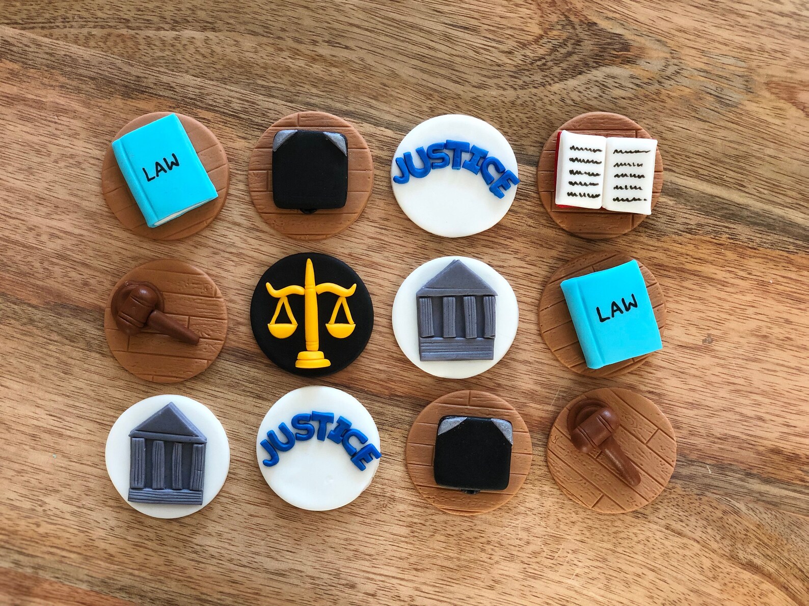 Law Theme Cupcake Toppers - Etsy