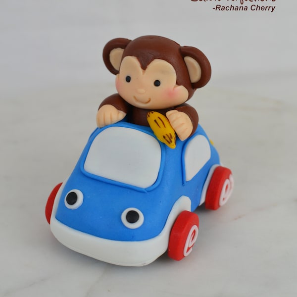 Fondant Monkey - Etsy