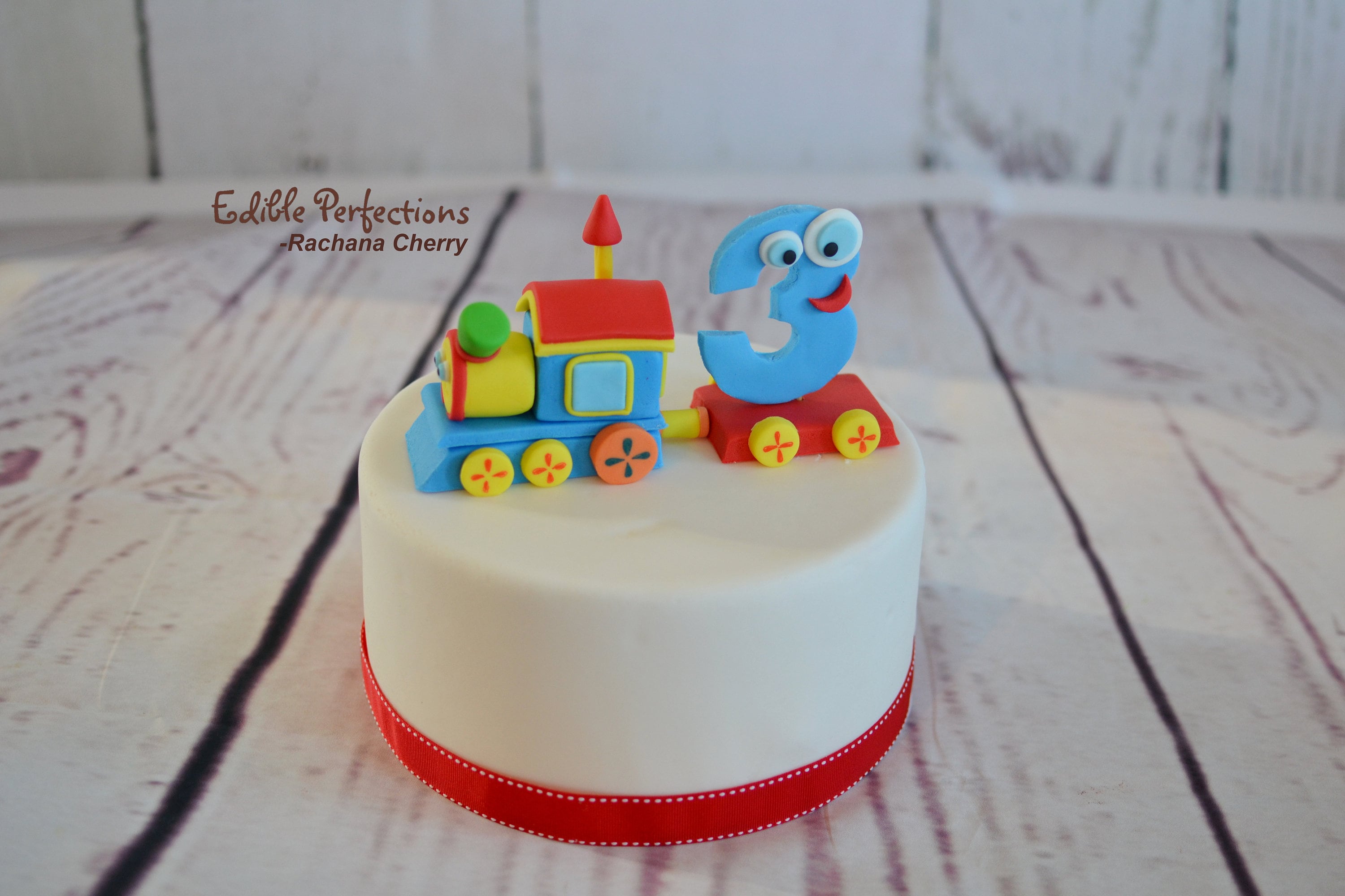 Fondant Train Cake Topper Number Train Cake Choo Choo Train - Etsy