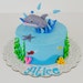 Fondant Dolphin Cake Topper Set, Coral Cake, Mermaid Cake, Sea Animals ...