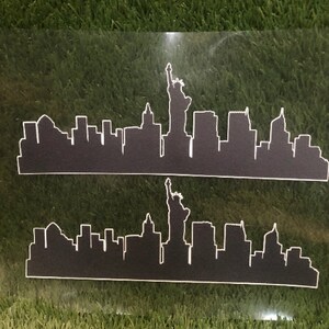 New York Skyline Edible Image Strip, Skyscraper Buildings Edible Image ...