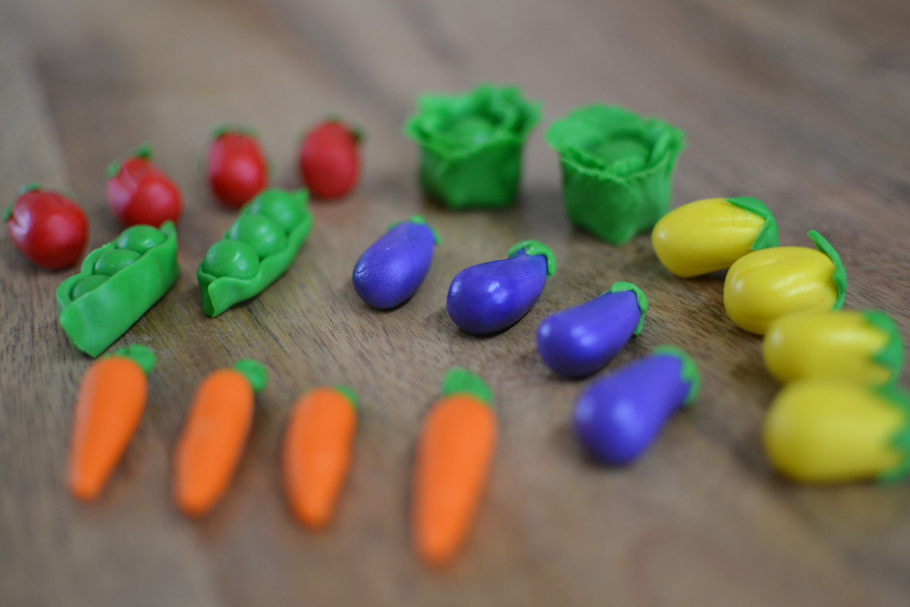 Fondant Vegetables Cake and Cupcake Toppers - Etsy