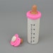 Fondant Baby Bottle and Pacifier Cake Toppers Set - Etsy