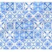 Positano Italy Greek Tile Pattern Edible Image Sheet Cake Topper or ...