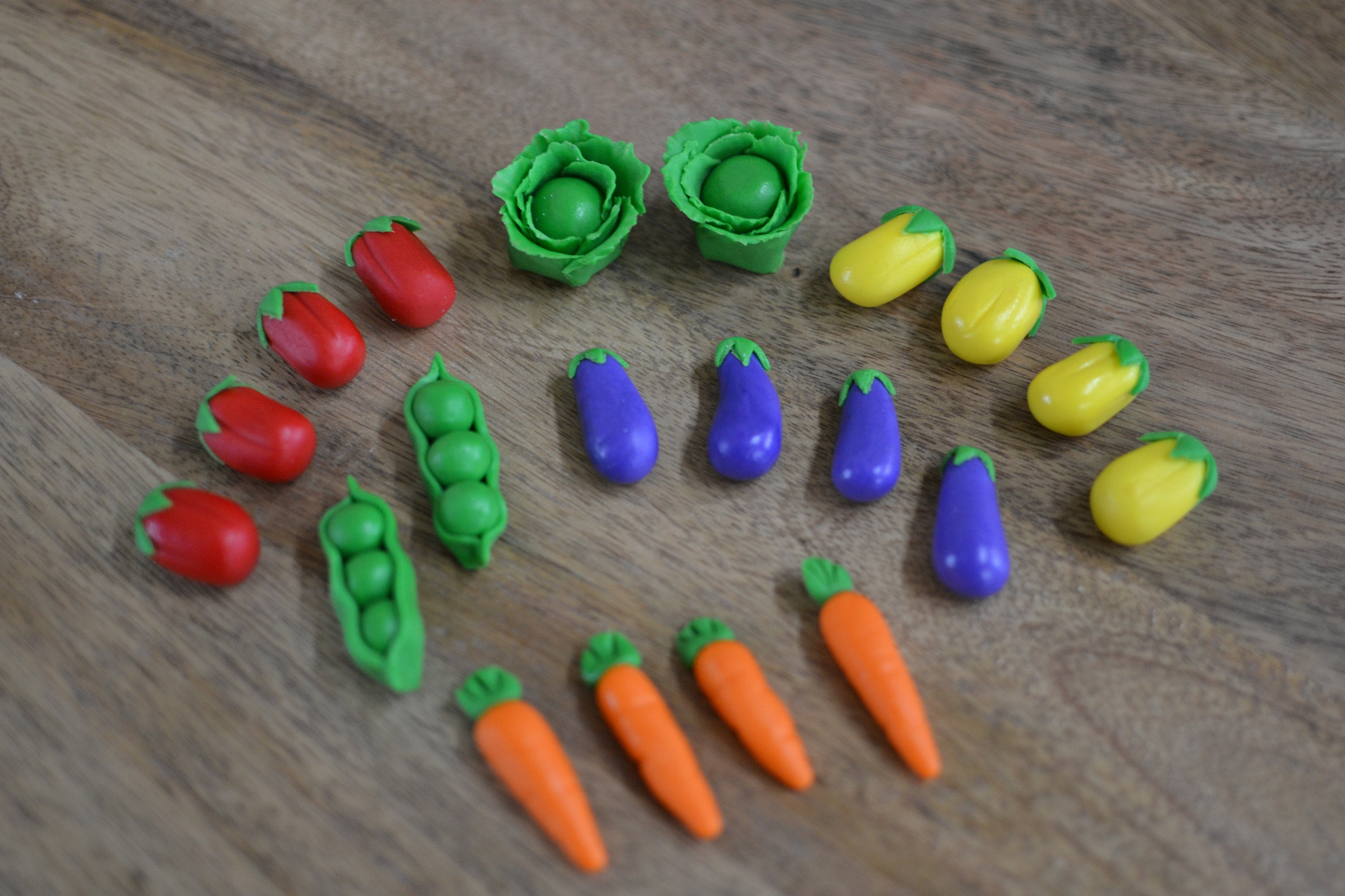 Fondant Vegetables Cake and Cupcake Toppers - Etsy