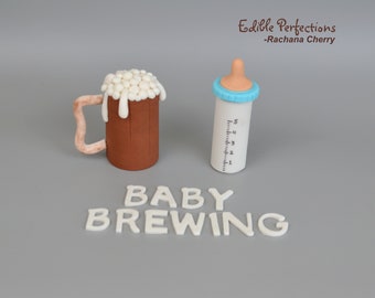 Baby Brewing Cake Toppers - Etsy