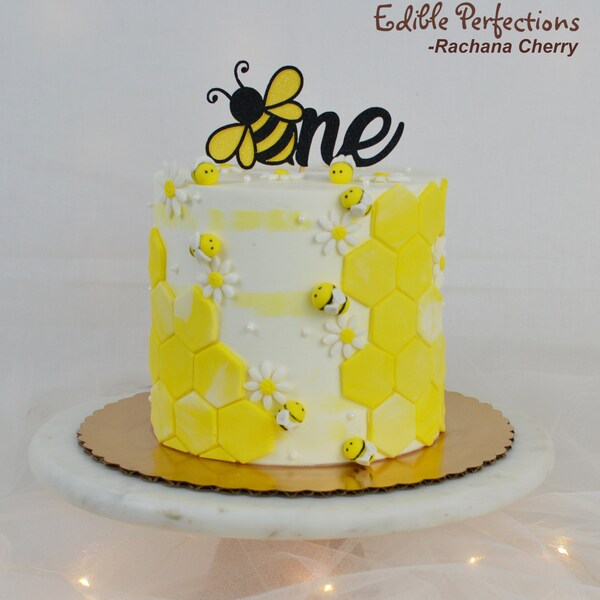 Fondant Bumble Bee - Etsy