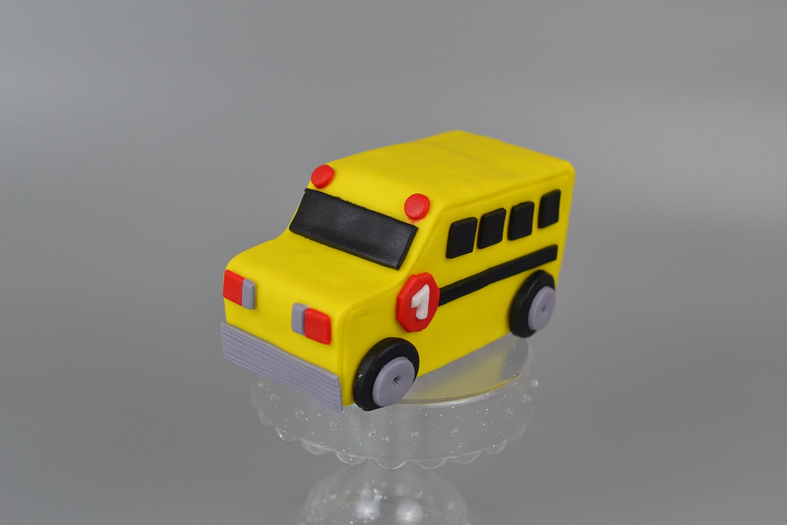 Fondant School Bus Topper Edible School Bus School Bus - Etsy