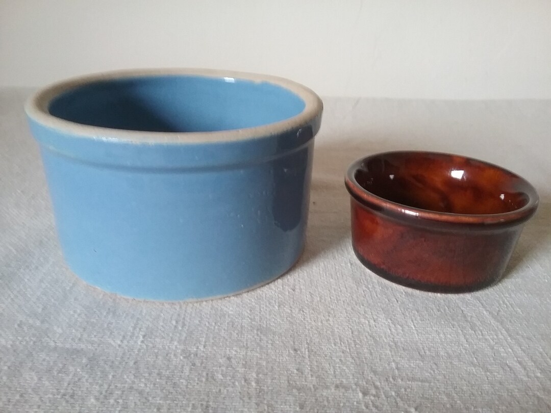 Set of Two Small Crocks - Etsy