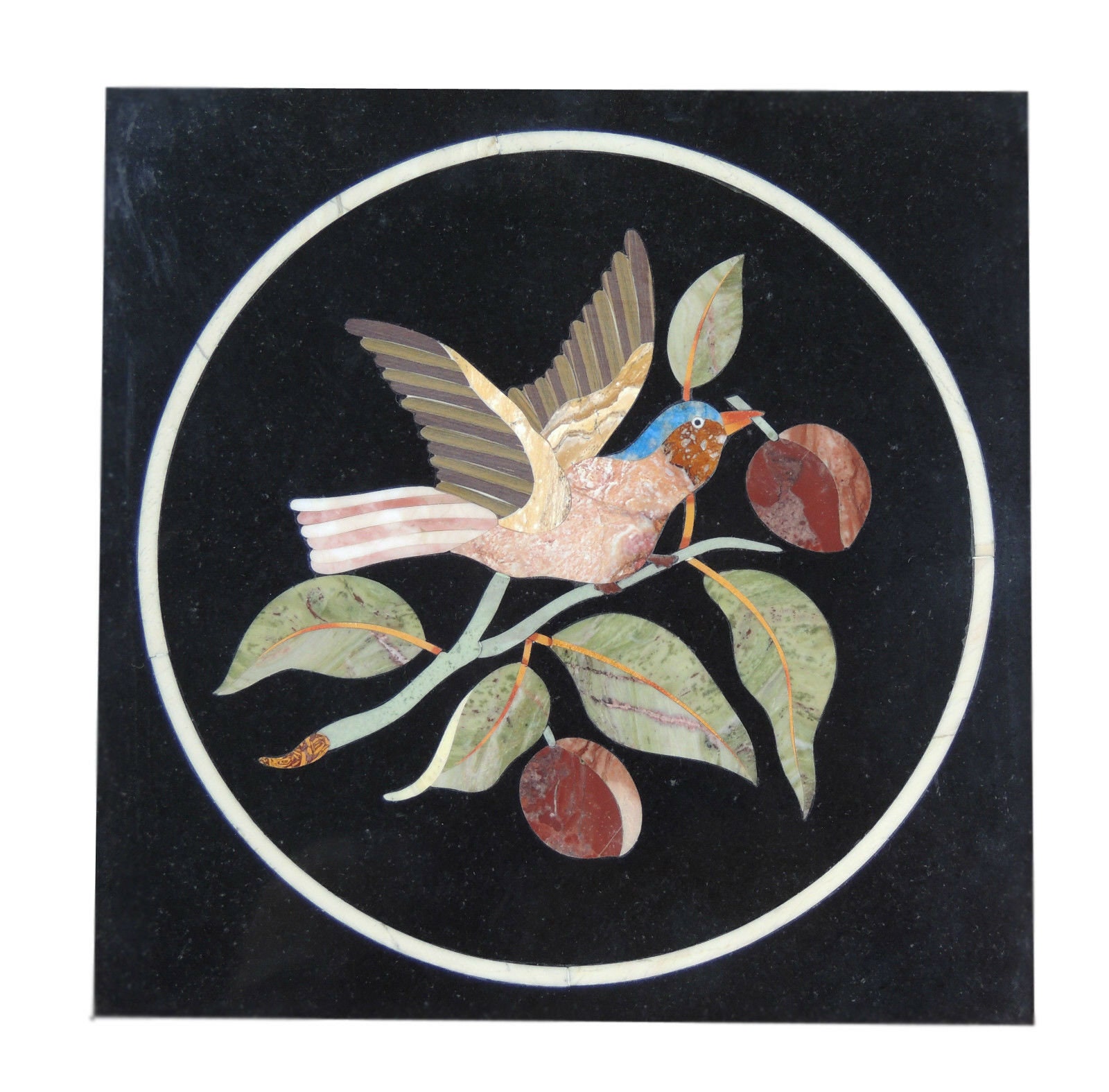 Marble Side Corner Table Top Stones Inlay Handmade Work Home - Etsy