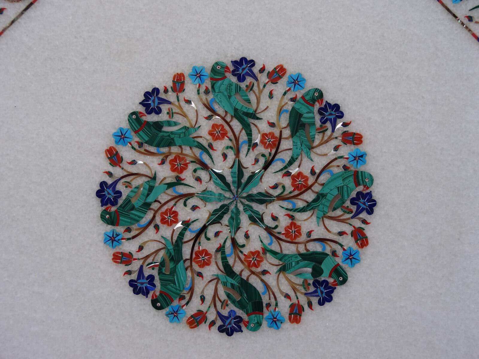 Marble Table Top Handmade Multi Color Semi Precious Stone - Etsy