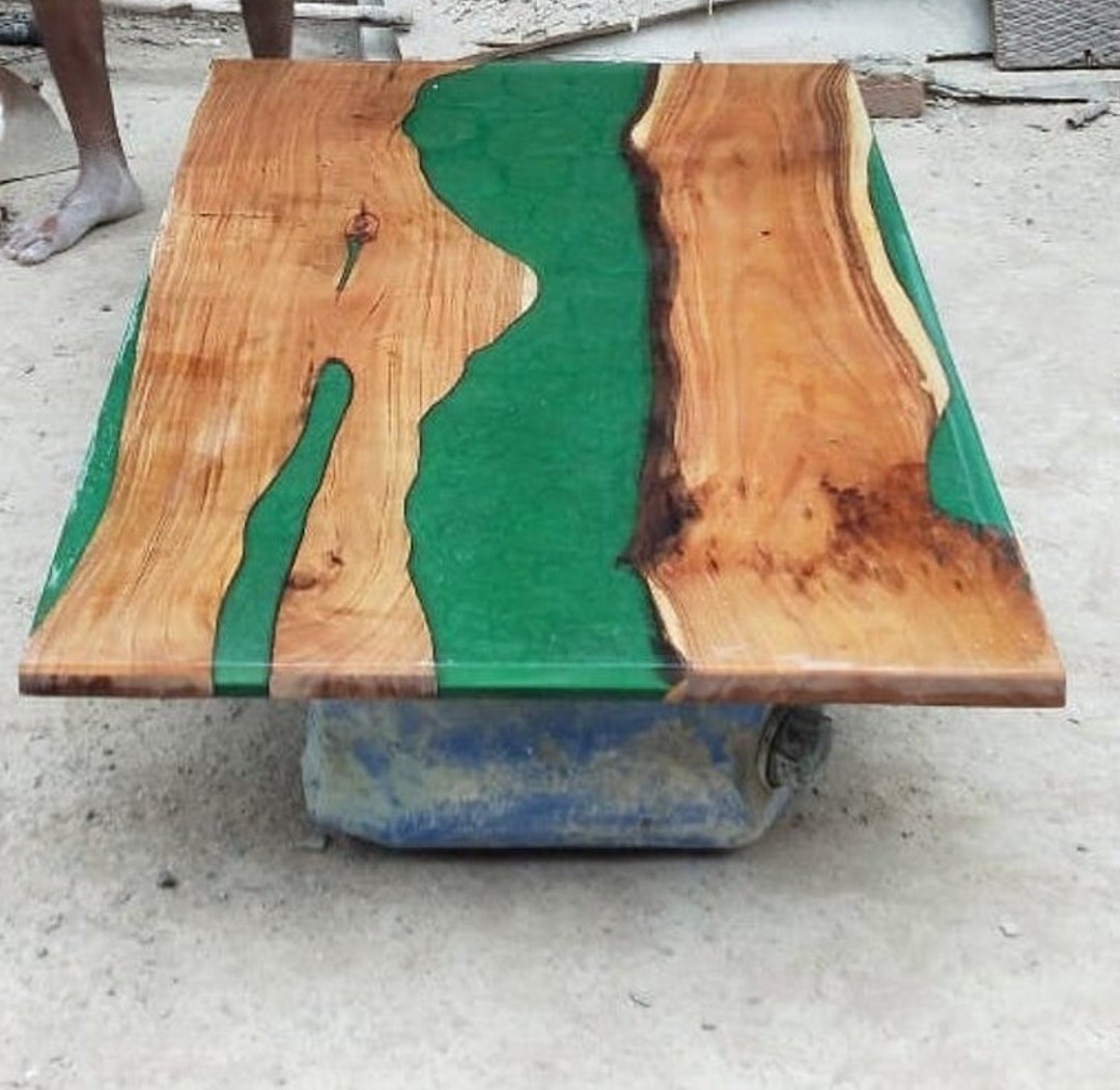 Custom Made Wooden Epoxy Table Top / Wooden Resin Epoxy Table Top ...