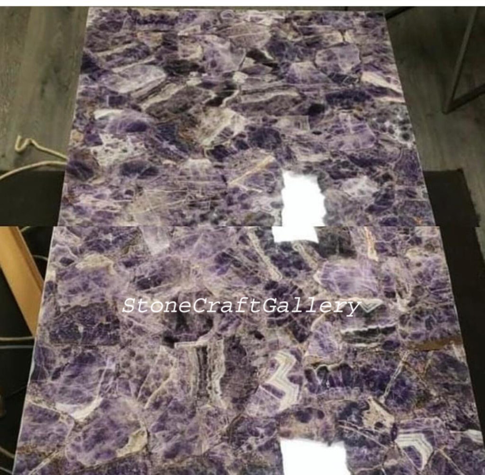 Amethyst Stone Table Top Amethyst Counter Top Decor Mystical - Etsy