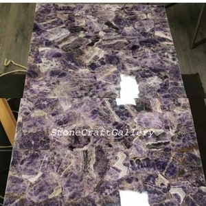 Amethyst Stone Table Top Amethyst Counter Top Decor Mystical - Etsy