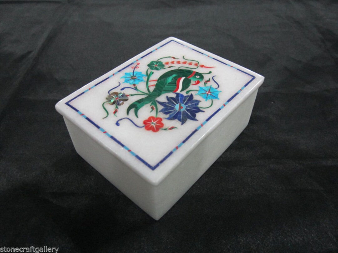 4 X 3 X 2 Marble Trinket Jewelry Box - Etsy