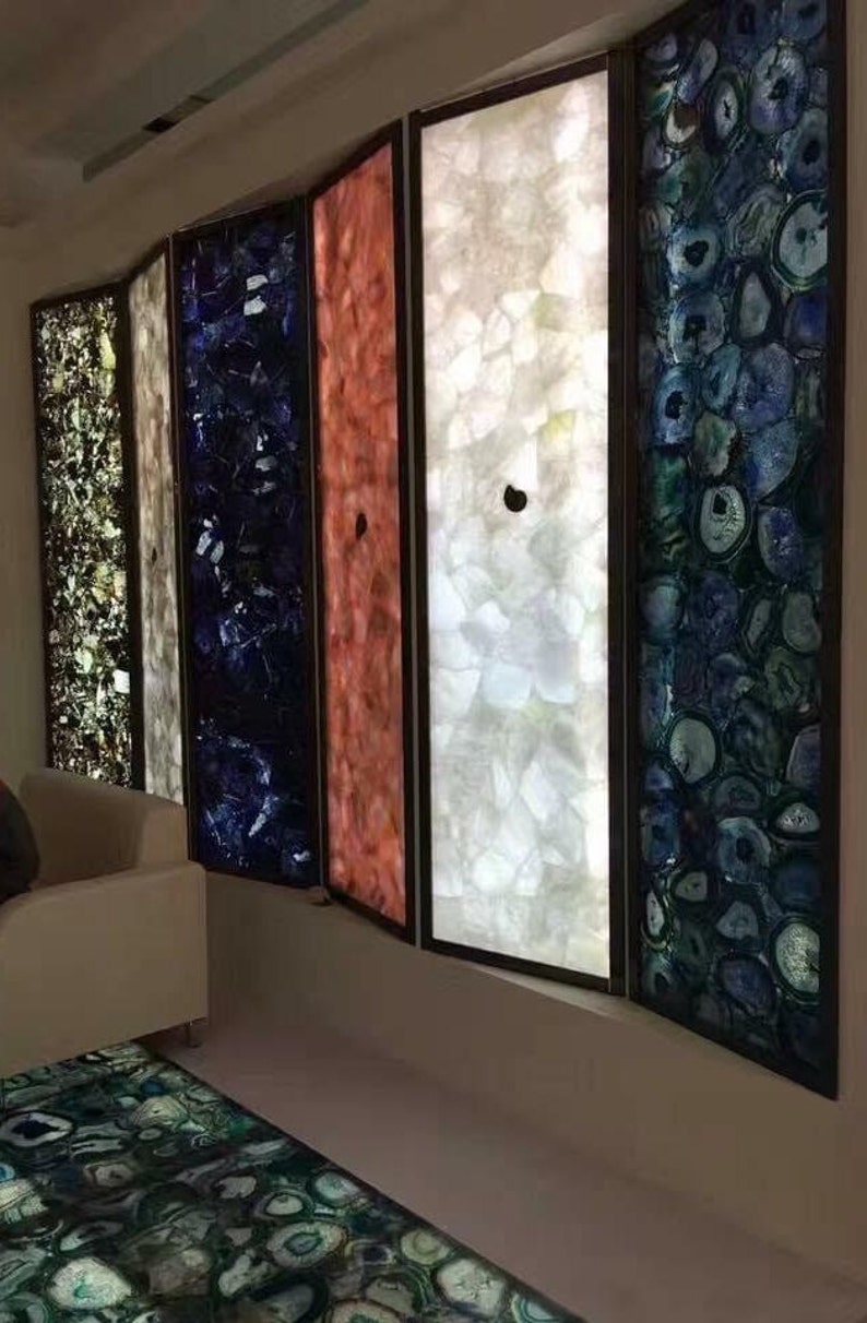 Rectangular Agate Table Top Natural Agate Table Agate Stone - Etsy