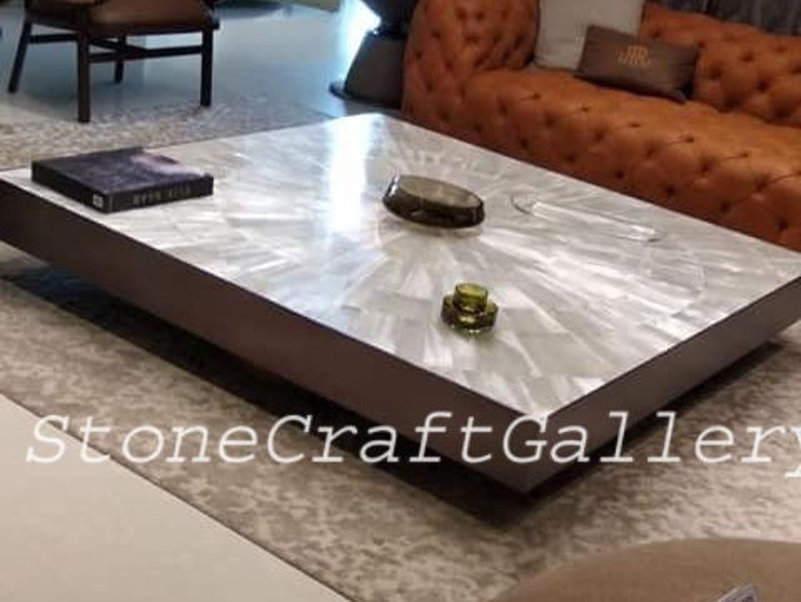 Selenite Table Topselenite Coffee Table Topselenite Center | Etsy