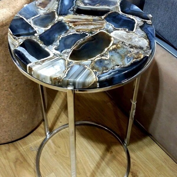 Agate End Table - Etsy
