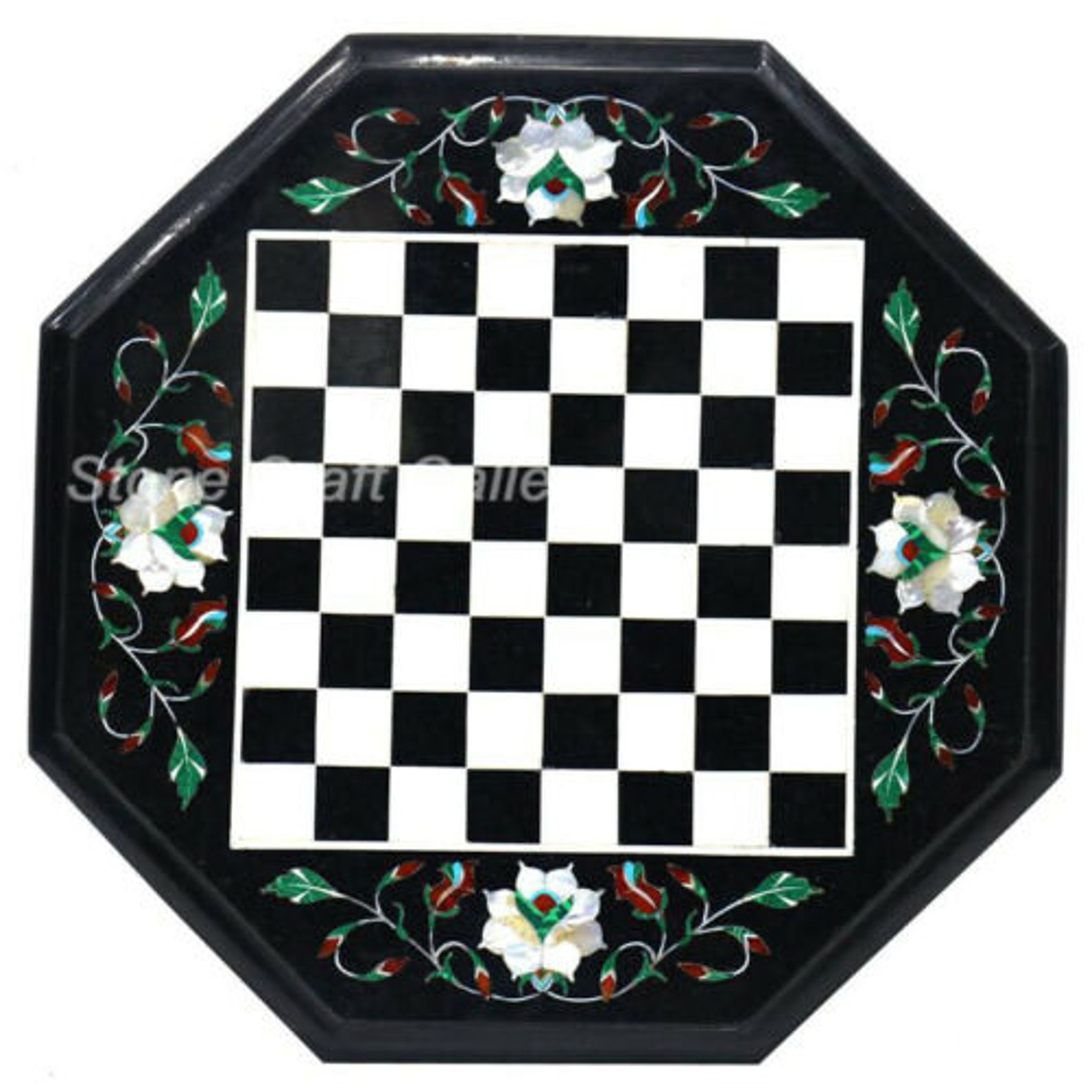 Marble Chess Table Top Handmade Inlay Work Home Decor - Etsy