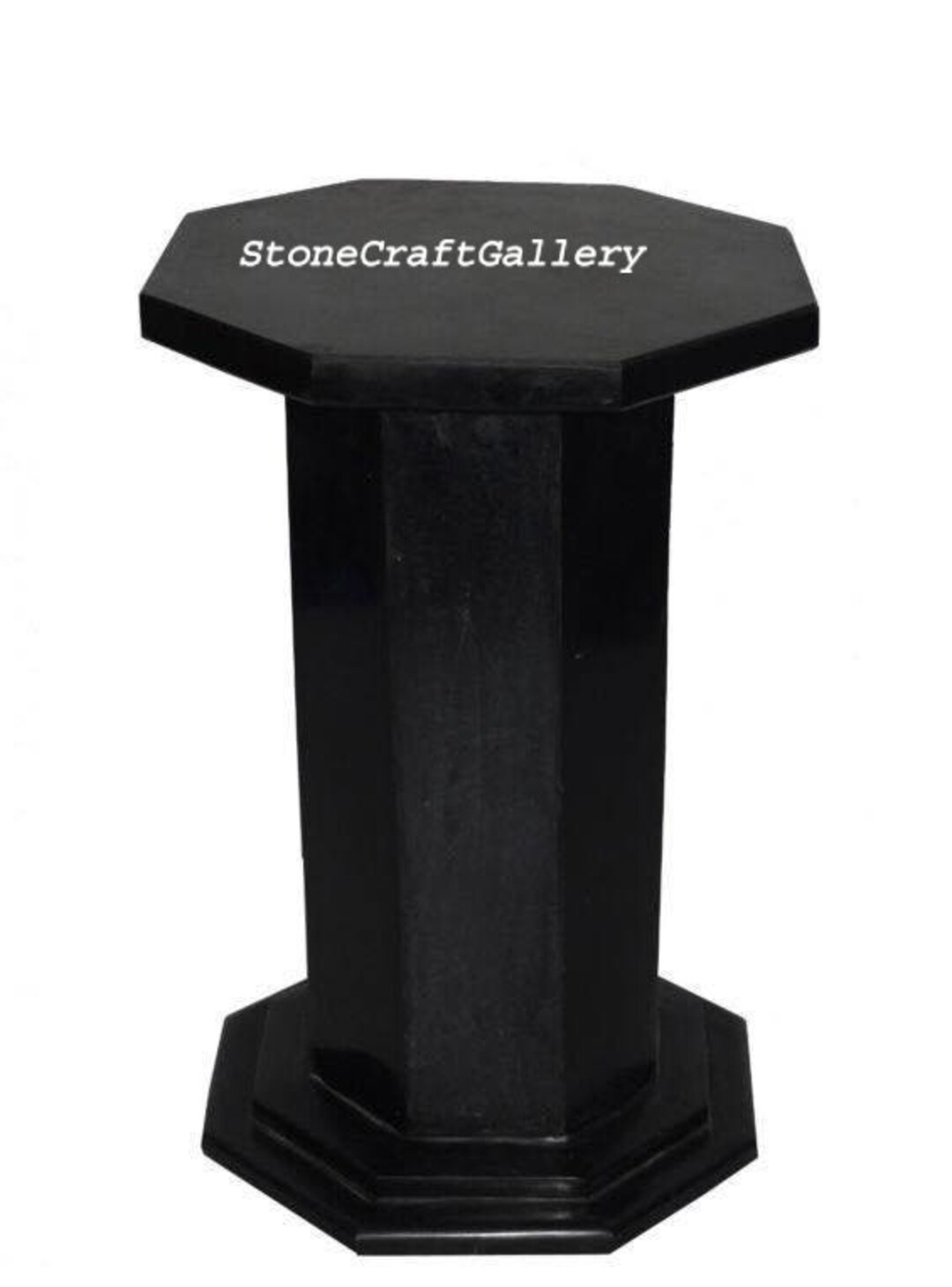 Buy Black Marble Stand Base for Table Top Home Decor / Handmade Marble ...