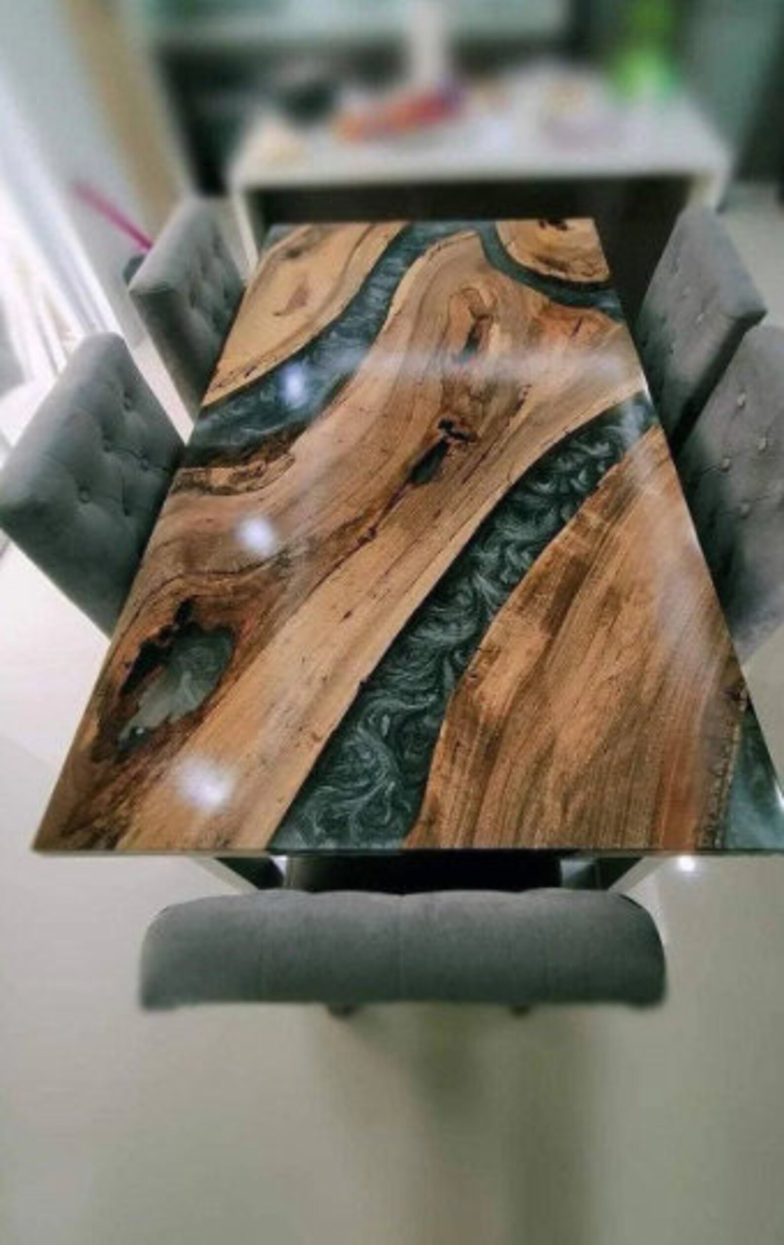 Epoxy Resin Table Epoxy Resin Kitchen Dining Coffee Table - Etsy