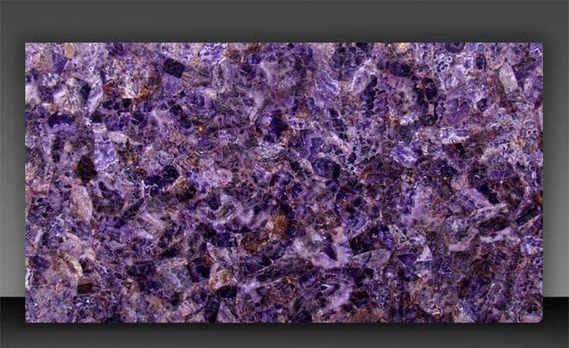 Amethyst Stones Countertop / Dining Table Purple Amethyst - Etsy