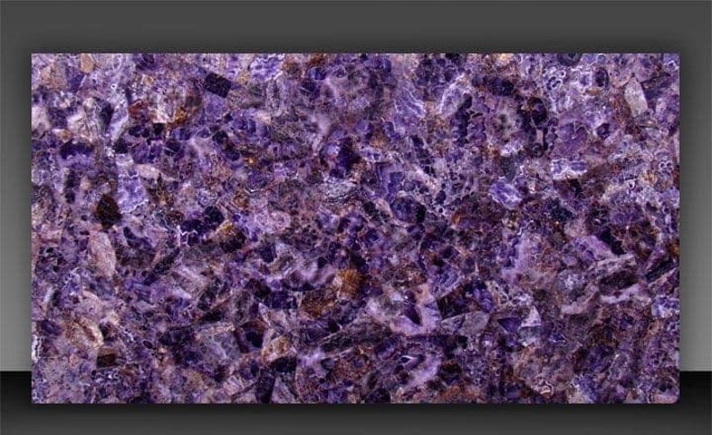 Amethyst Stones Countertop / Dining Table Purple Amethyst - Etsy