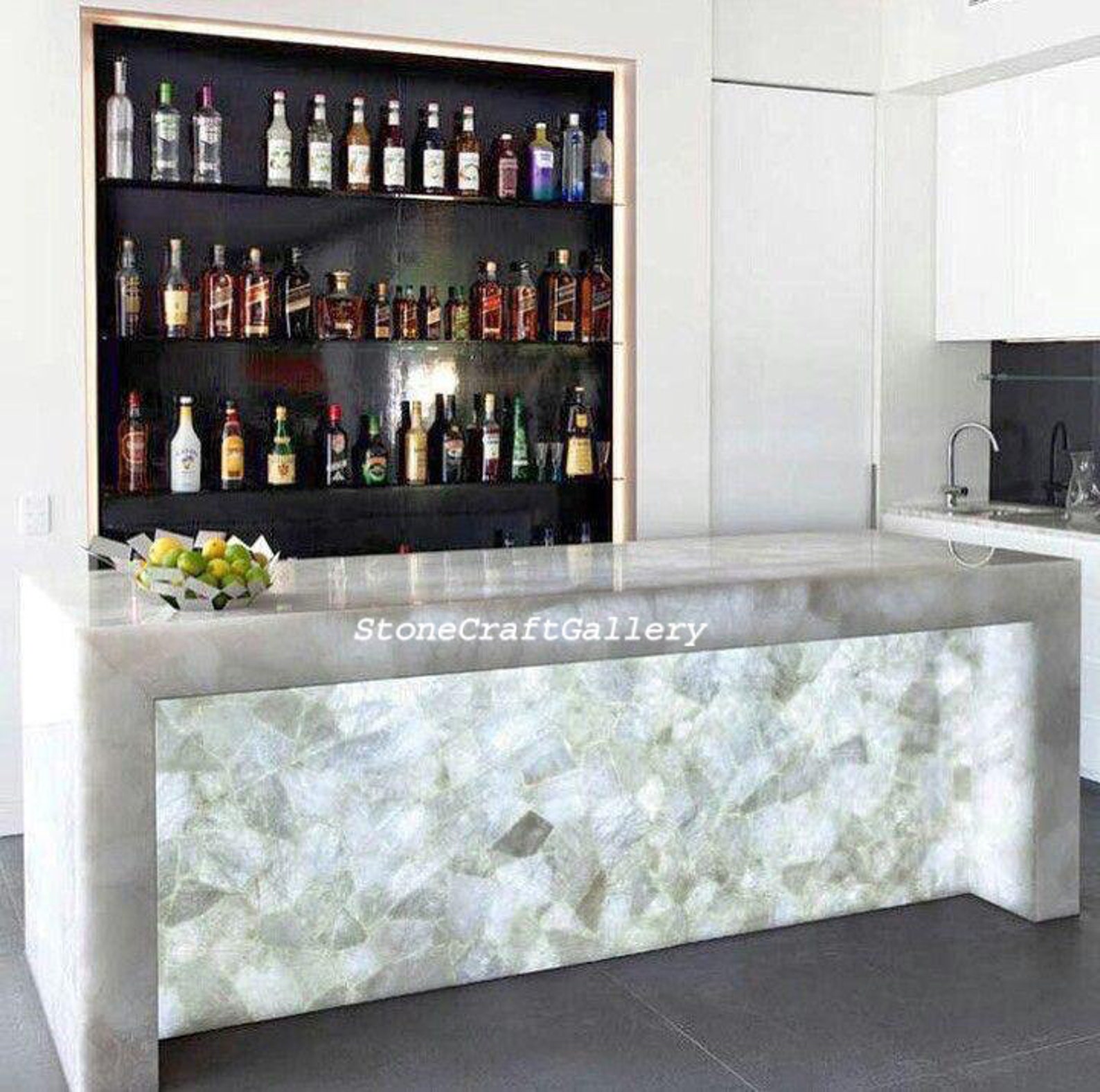 White Quartz Agate Dining Table Natural Quartz Agate Table - Etsy