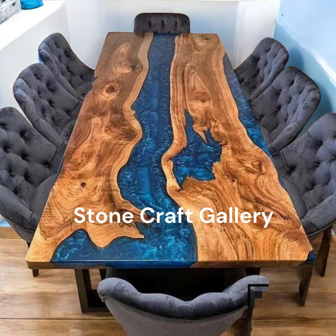 Epoxy River Table, Center Dining Table, Unique Coffee Table, Custom ...