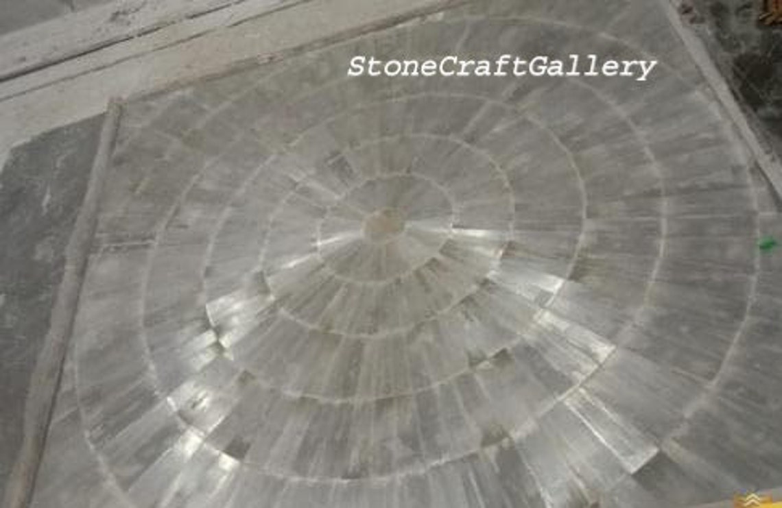 Selenite Table Topselenite Coffee Table Topselenite Center | Etsy