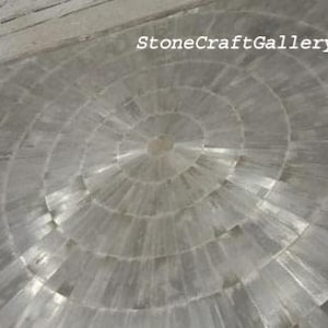 Selenite Table Topselenite Coffee Table Topselenite Center - Etsy