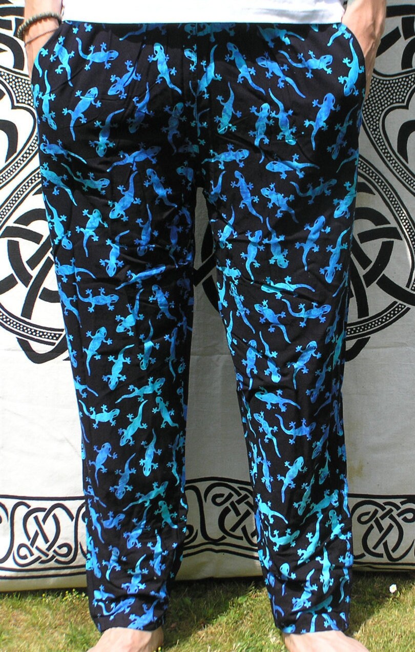 Unisex Lizard Gecko Salamander Trousers Pants Cool Light Rayon - Etsy UK