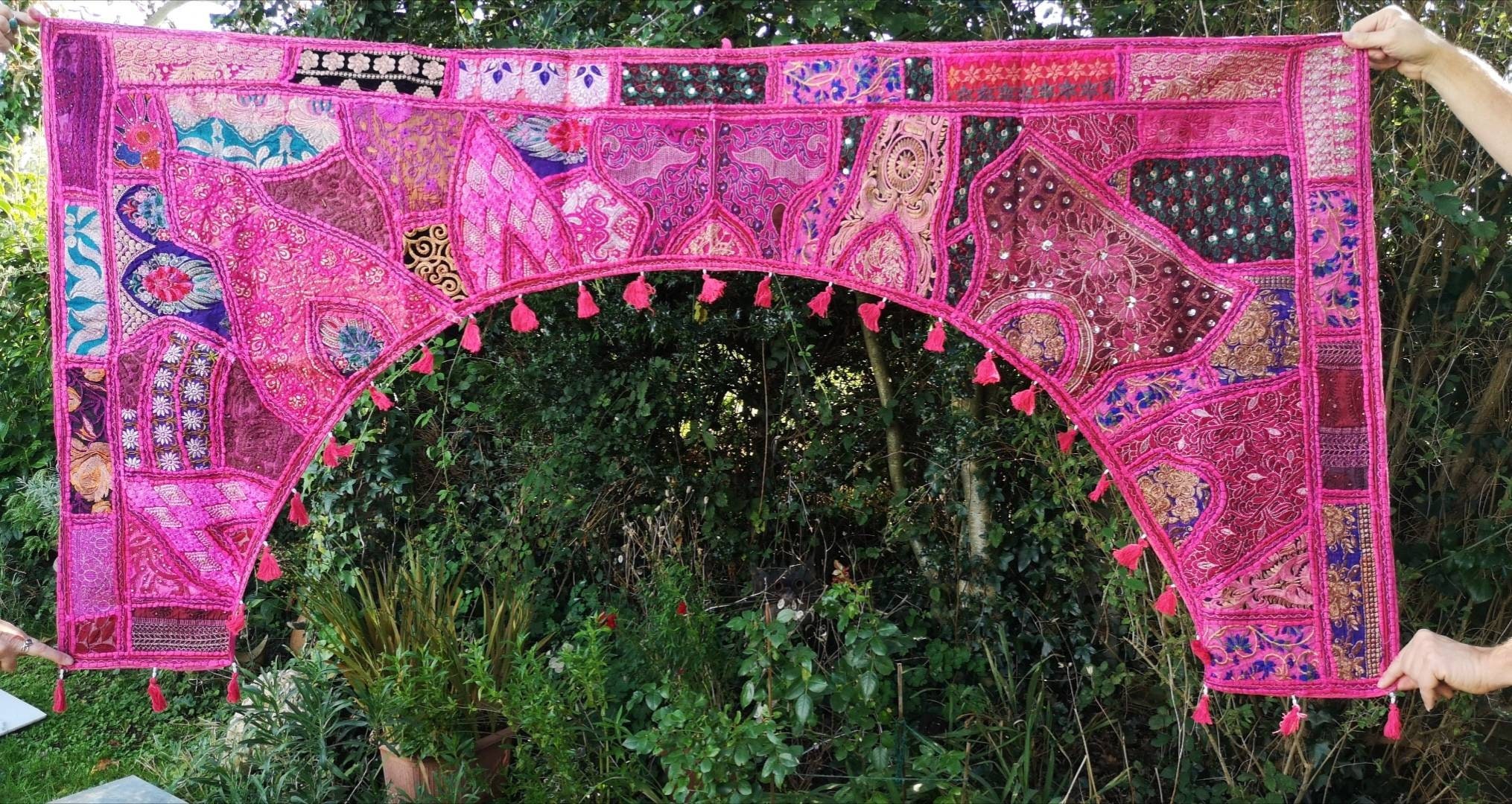 Indian Handmade Large Size Toran Colourful Wall Hanging Gate - Etsy UK