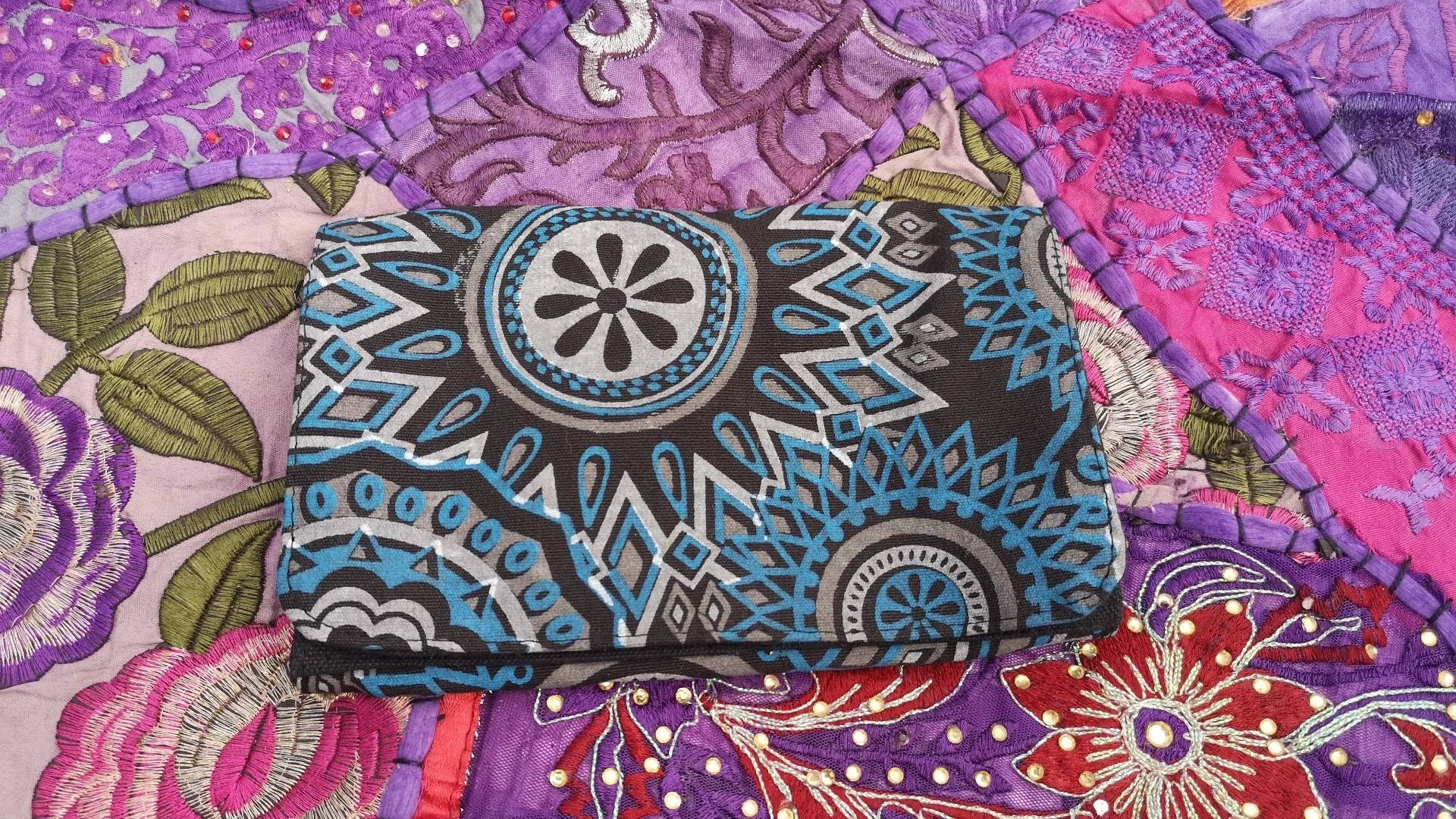 Bright Colourful Mandala Purse Wallet Mandala Spiral Pattern - Etsy UK