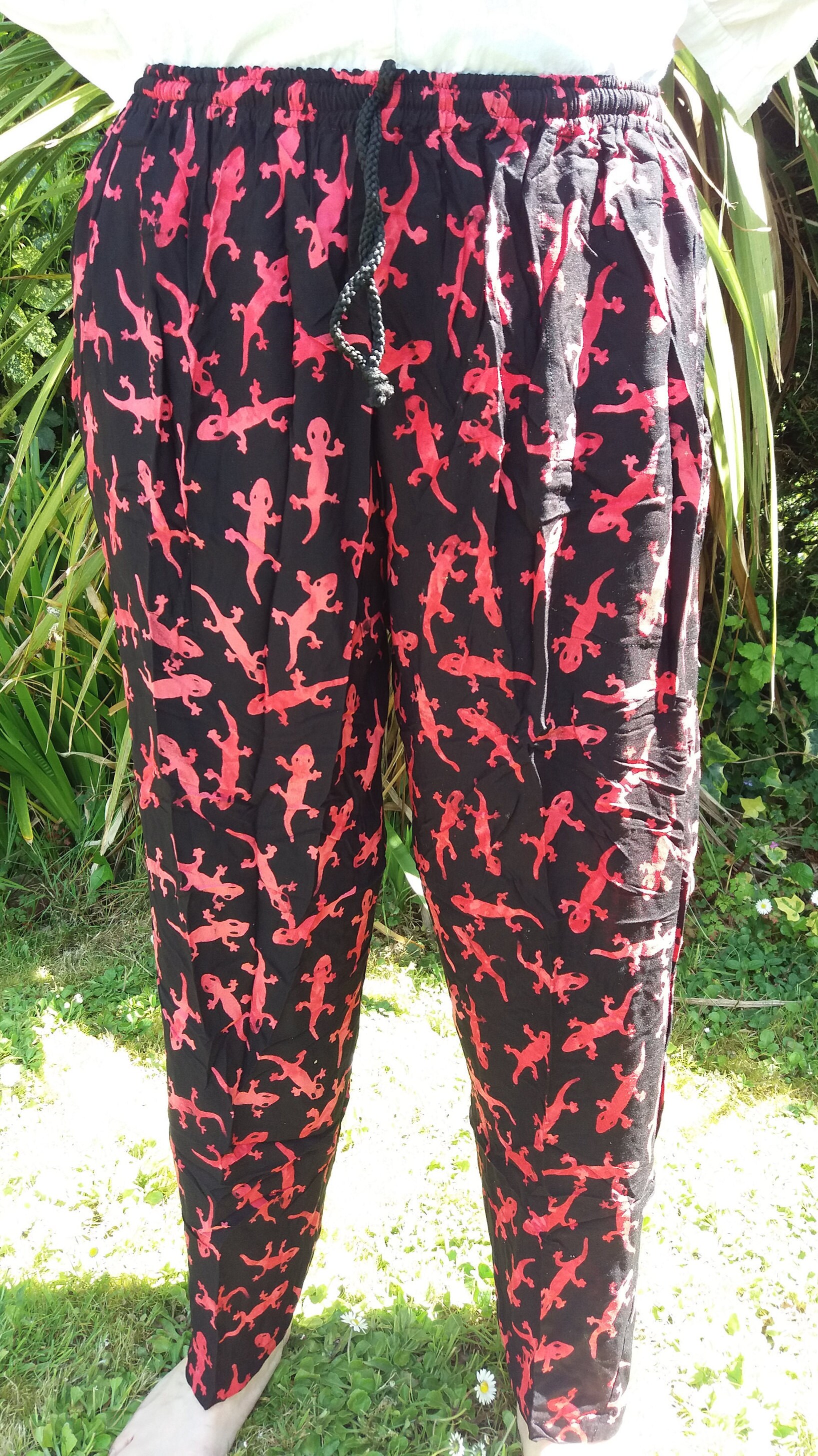 Unisex Lizard Gecko Salamander Trousers Pants Cool Light Rayon - Etsy UK