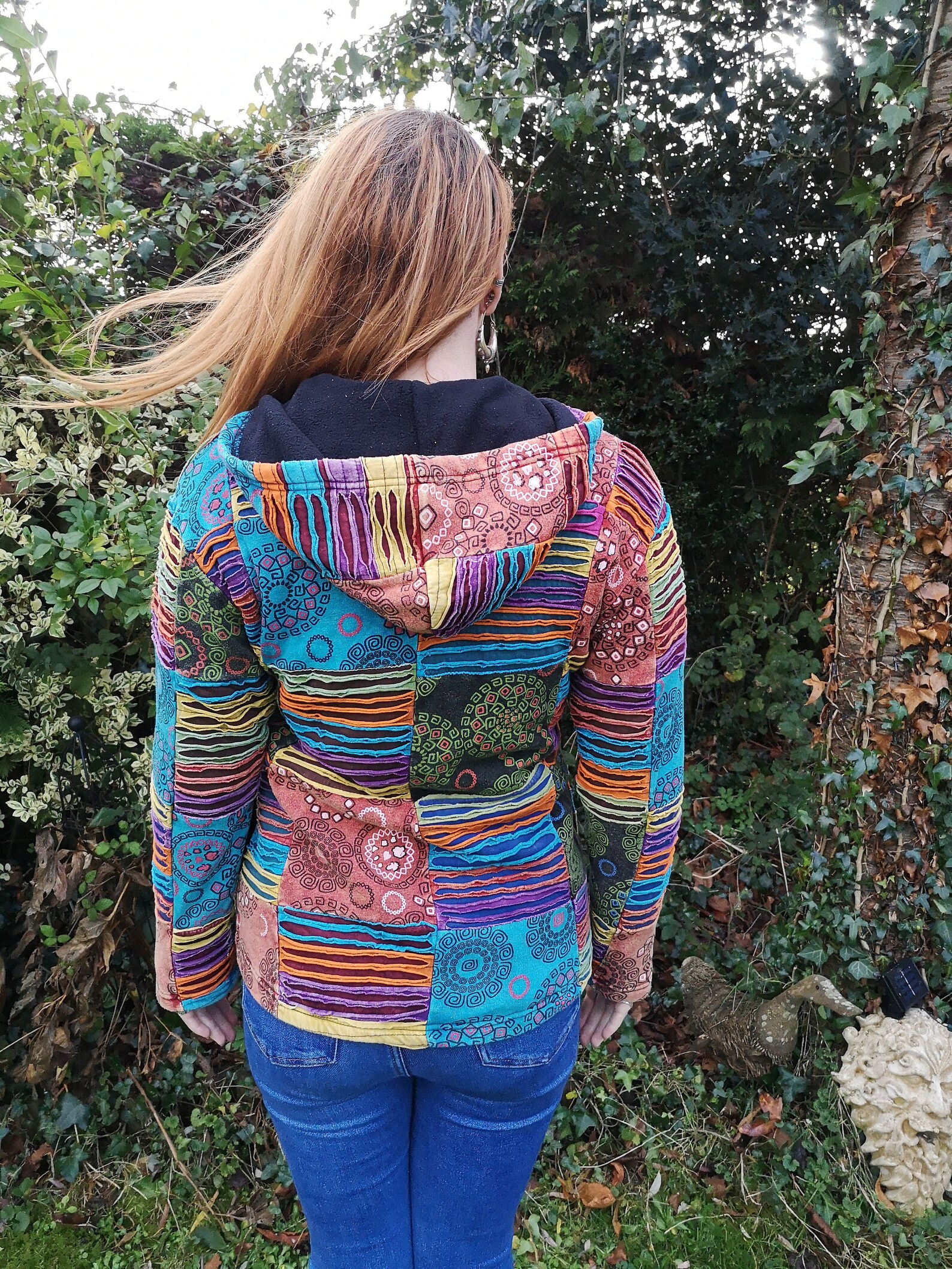 Men Women's Patchwork Slash Jacket Earth Tone Button up | Etsy UK