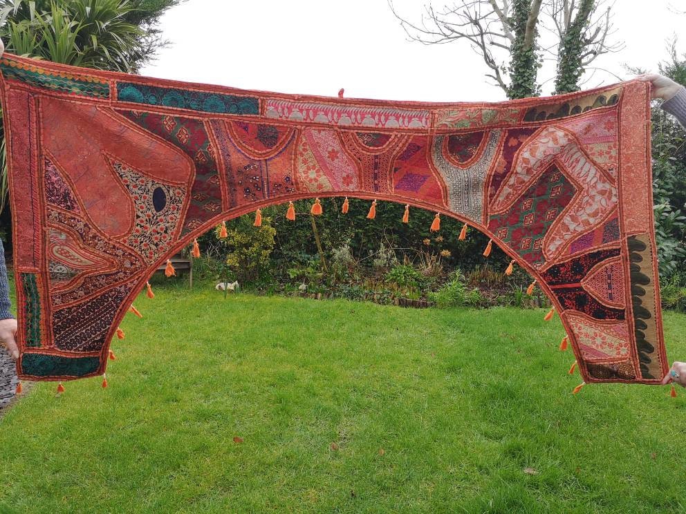 Indian Handmade Large Size Toran Colourful Wall Hanging Gate | Etsy