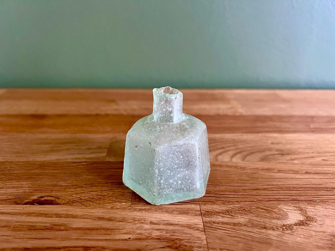 Beautiful, Victorian, Hexagonal Inkwell - Etsy