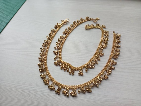 Traditional Gold Anklets Designs