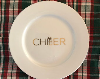 Christmas Joy Plates - Etsy