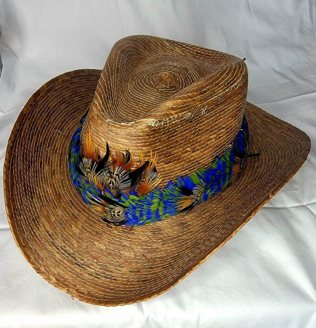 Paniolo, Hawaiian Feather Lei Hatband (humupapa). 24" Length - Etsy