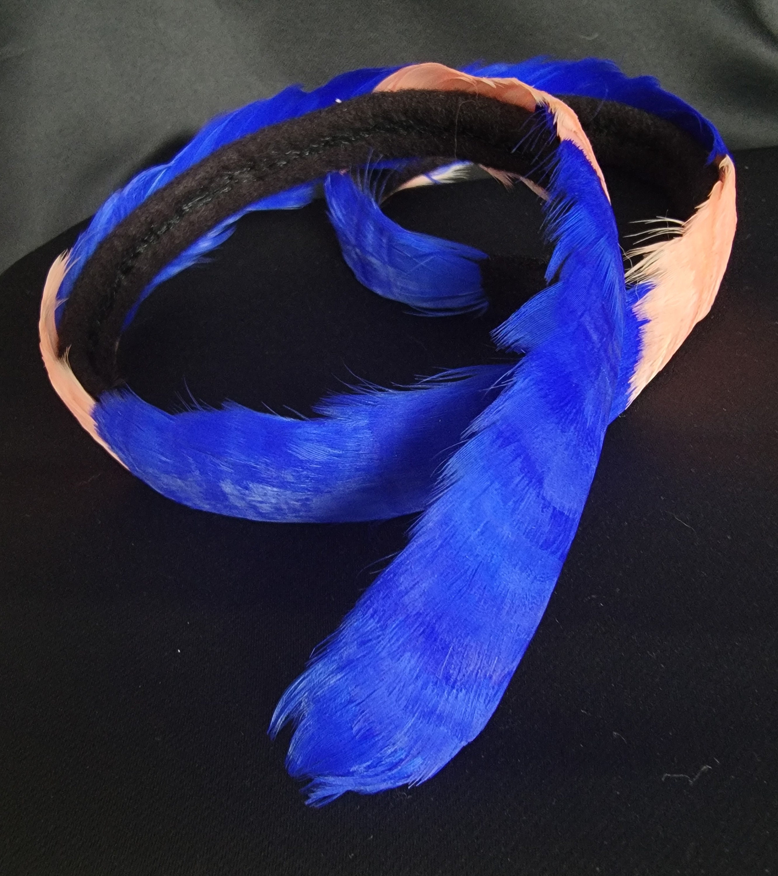 Blue Bird Humupapa hawaiian Feather Hatband 25 X - Etsy
